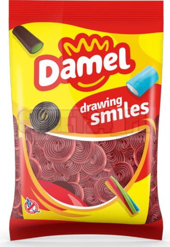 Żelki DAMEL RED LICORICE DISCOS WHEELS op.1kg | Dobra Cena | Sklep ...